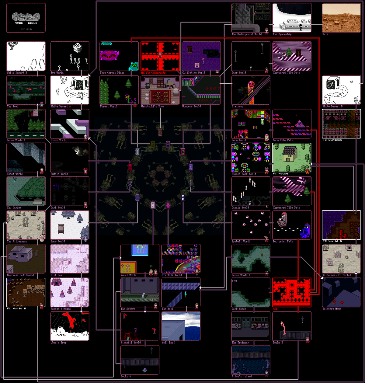 List of Locations | Yume Nikki Wiki | Fandom