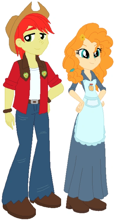 Bright Mac and Pear Butter (EG) | Yuna's Princess adventure Wikia | Fandom