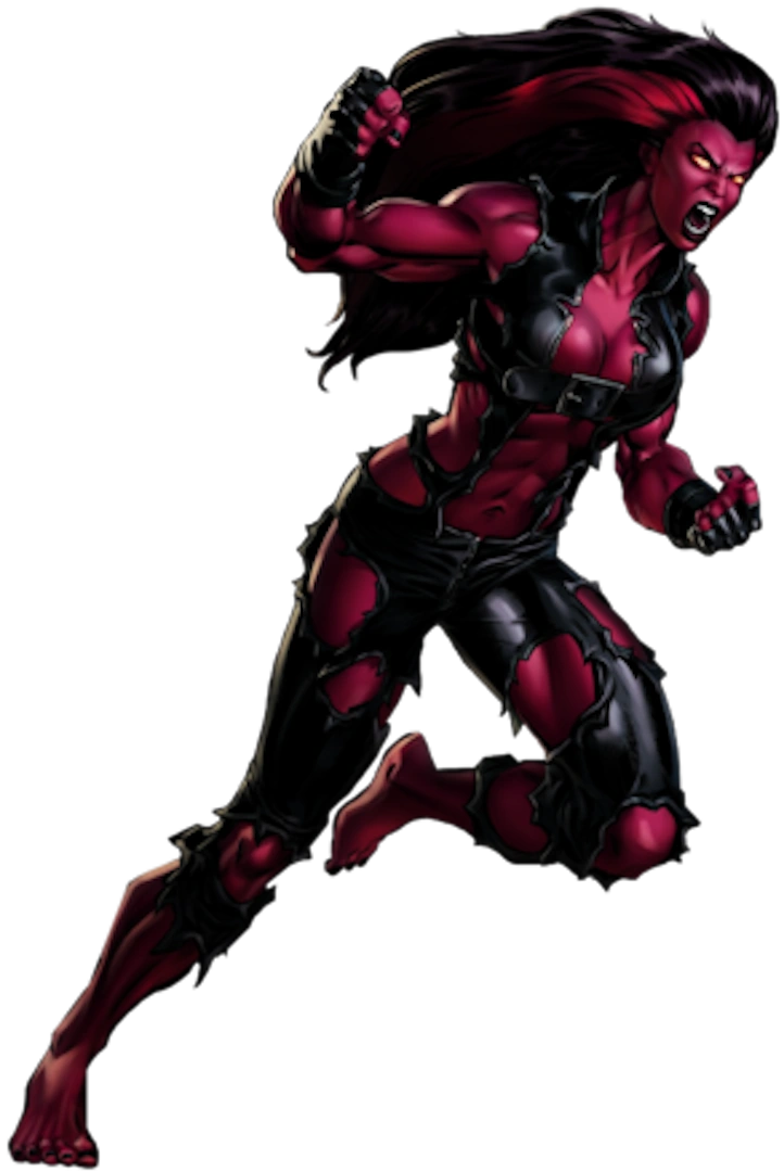 Red She-Hulk | Yuna's Princess adventure Wikia | Fandom