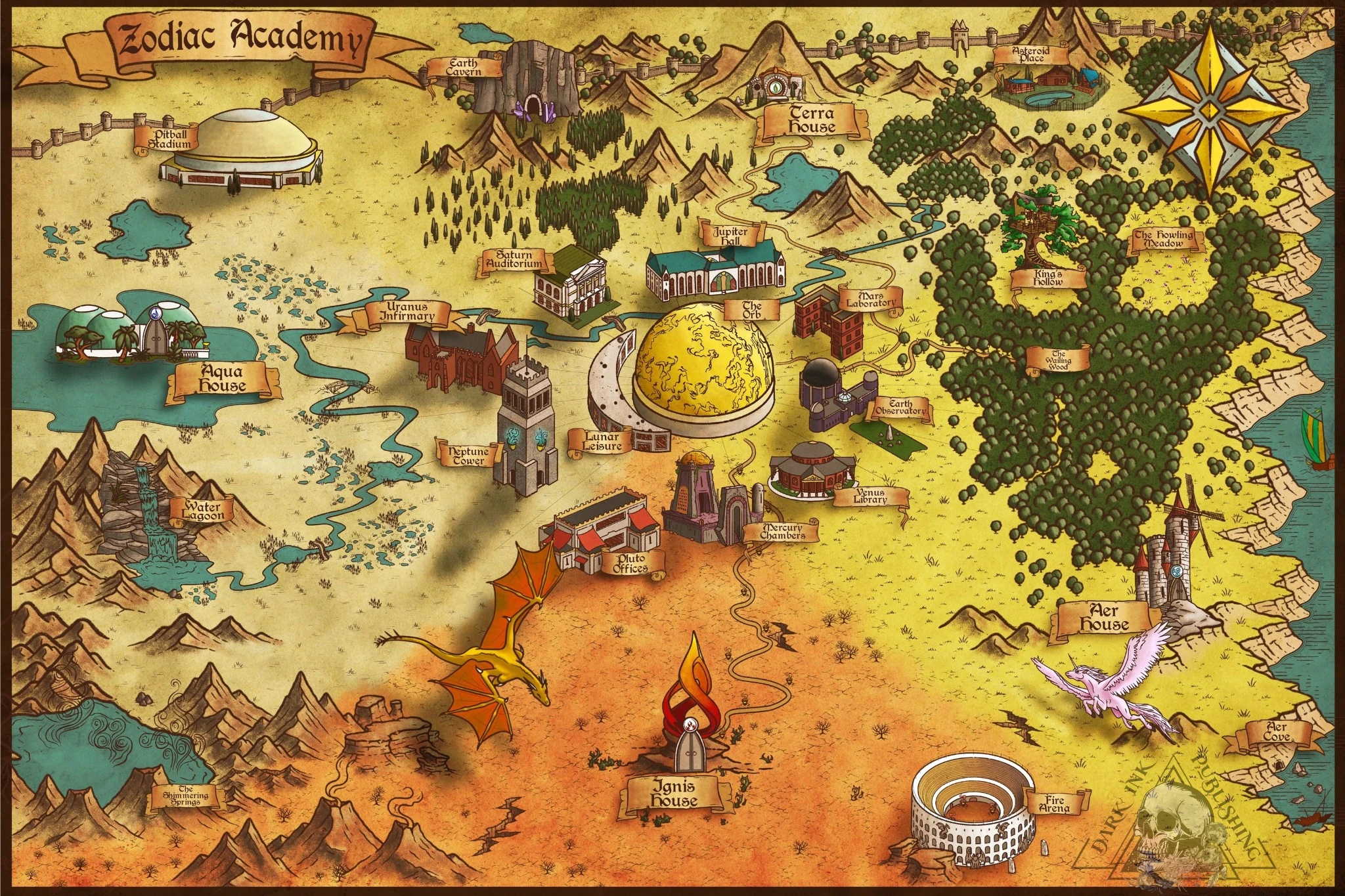 Zodiac academy campus map 60 photos - Astrologytoyou.com