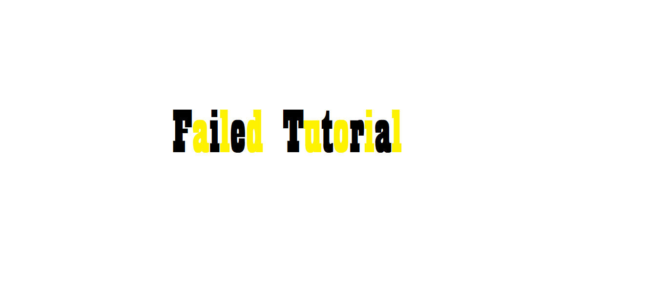 Failed Tutorial | Zach507 Wiki | Fandom Failed Tutorial | Zach507 Wiki | Fandom
