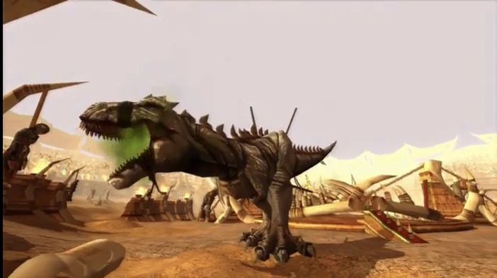 Albino Tyrannosaurus rex (arena) | ZacharyRenn213's KING KONG Wiki | Fandom