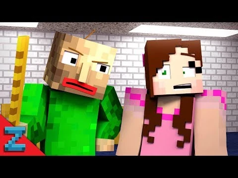 PopularMMOs Baldi's Basics Hide and Seek! (Minecraft Animation ...