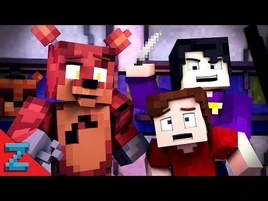 "The Foxy Song" - Minecraft FNAF Animation Music Video (Song by ...