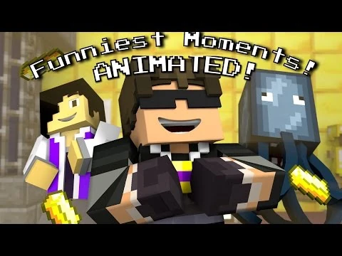 SkyDoesMinecraft FUNNY MOMENTS ANIMATED! (Minecraft Animation) | ZAMination Wiki | Fandom