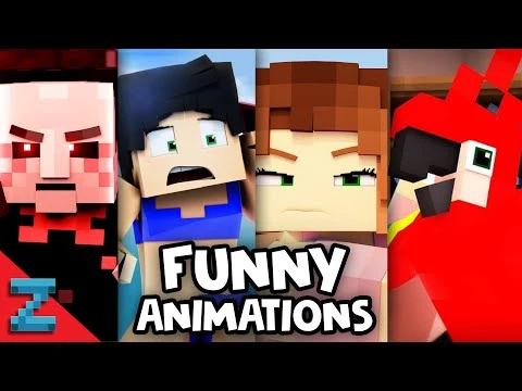 Funny Animations! 😂 (ZAMination Originals) Minecraft Animation ...