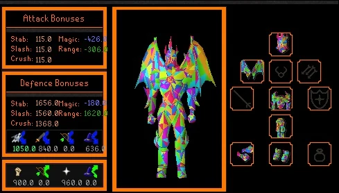 Rainbow torva armor | Zanyte RSPS Wiki | Fandom