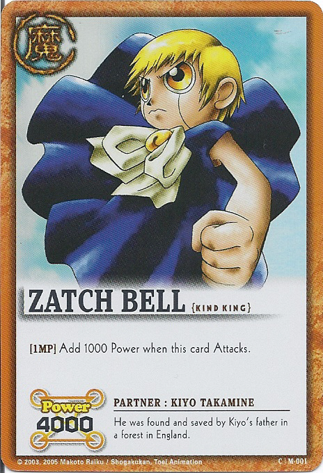 M-001 Zatch Bell | Zatch Bell! | Fandom