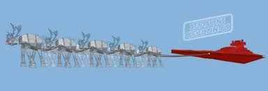 IMPERIAL SANTA CLAUS' STARSHIP AND REINDEER ...