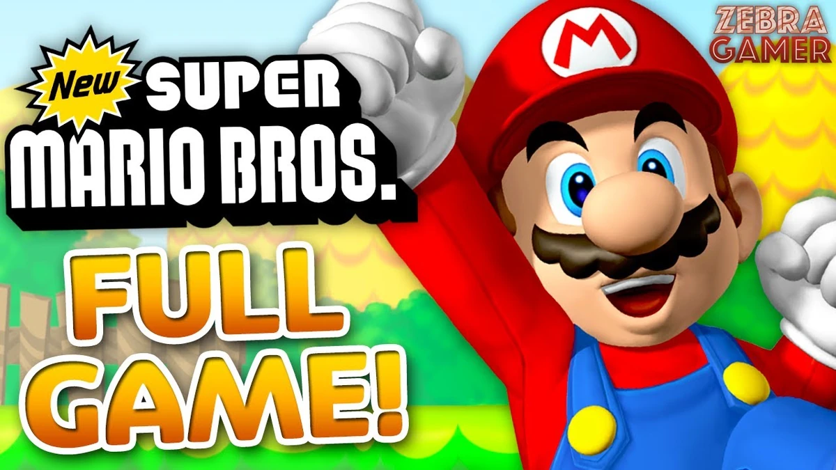 New Super Mario Bros. Full Game Walkthrough! | Zebra Gamer Wiki | Fandom