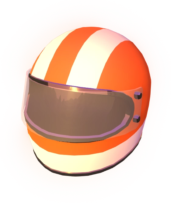 Twin Stripe Helmet Orange | Zeepkist Wiki | Fandom