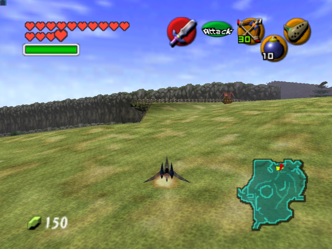 Arwing Joystick Movement Hack | Zelda 64 Mods Wiki | Fandom