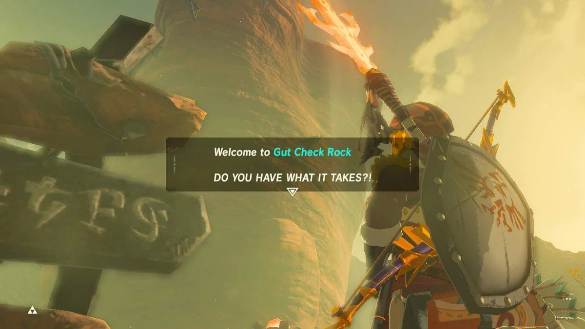 Gut Check Rock | Zeldapedia | Fandom