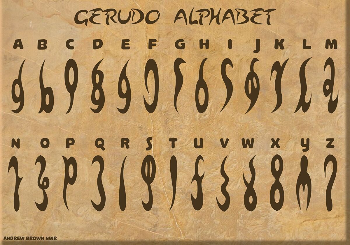 Language of the Gerudo | Zeldapedia | Fandom Language of the Gerudo | Zeldapedia | Fandom
