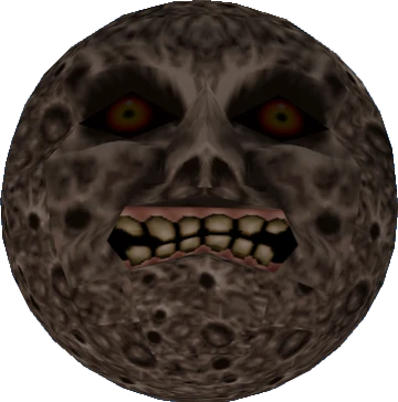 Majoras Mask Moon Drawing