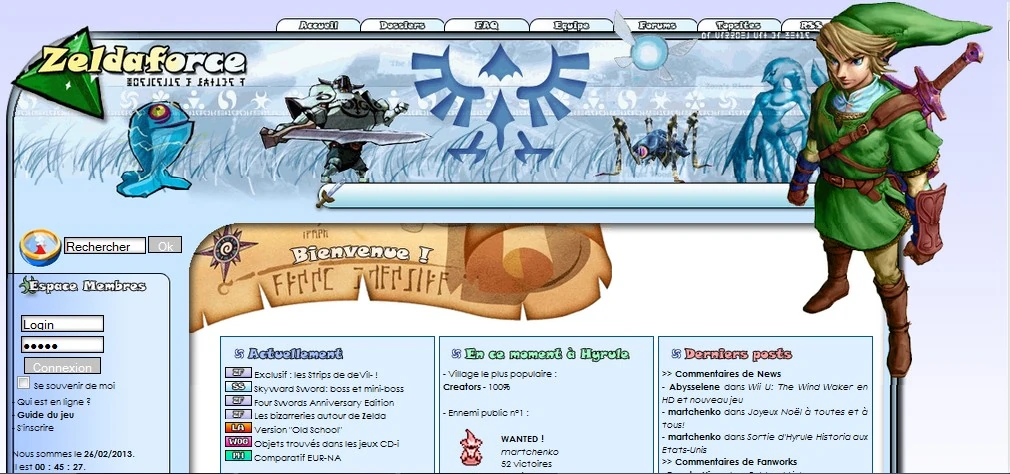 Communauté : ZeldaForce | ZeldaWiki | Fandom