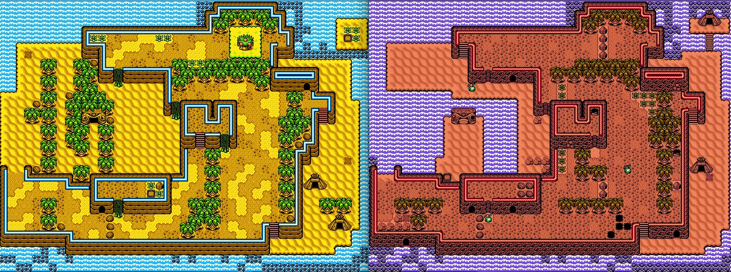The Legend Of Zelda Oracle Of Ages Map