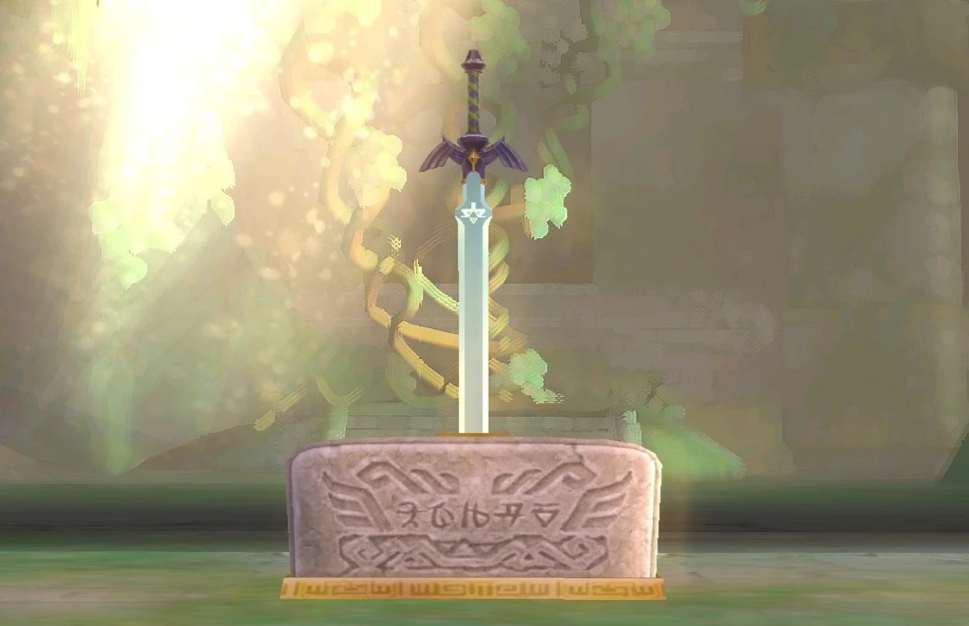 Master Sword In Pedestal
