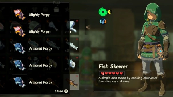 how to cook fish zelda