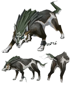 Twilight Princess Wolf Link Zeichnung WOLF LINK AMIIBO Legend Of