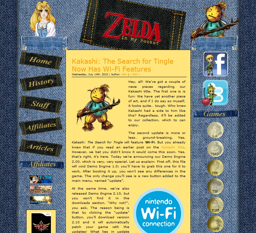 Community:Zelda in my Pocket - Zelda Wiki