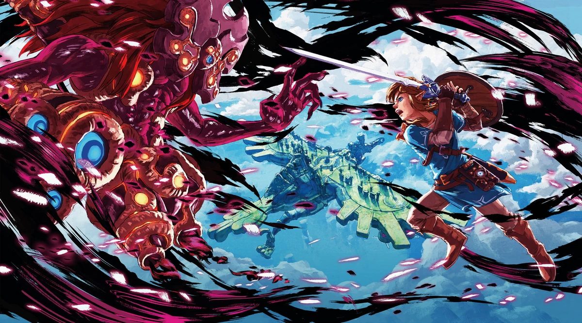 how to draw fireblight ganon