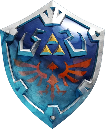 legend of zelda shield coloring page