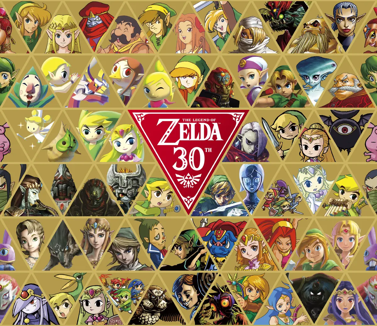Legend Of Zelda 25th Anniversary Art