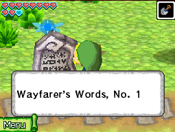 Wayfarer's Words - Zelda Wiki