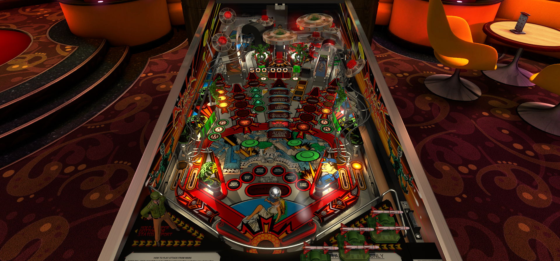 Attack From Mars Pinball Machine