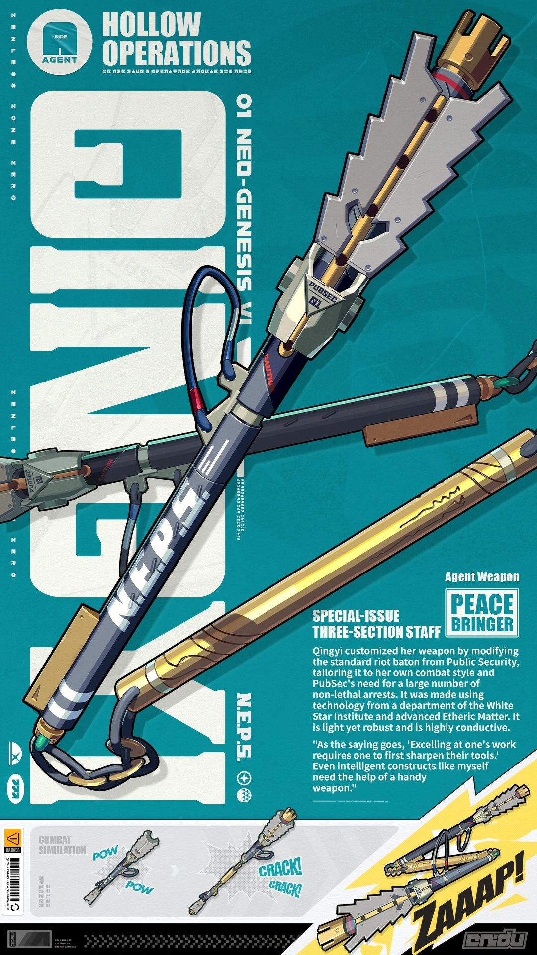 Peace Bringer | Zenless Zone Zero Wiki | Fandom