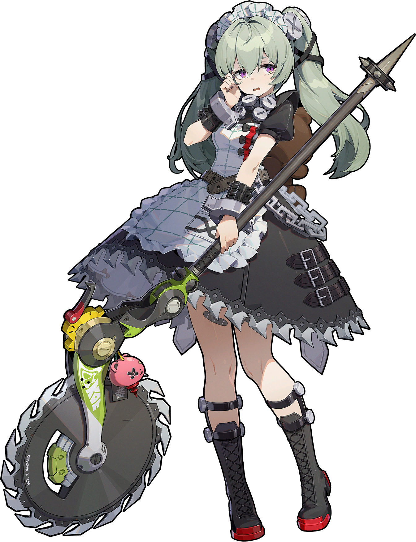 Corin Wickes Zenless Zone Zero Highres Official Art 1girl Apron