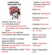 Character Sheets | ZENO Wiki | Fandom