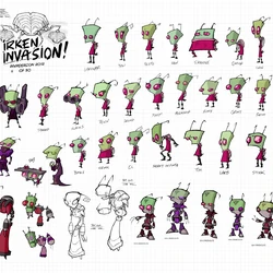 Invader Zim Drawings
