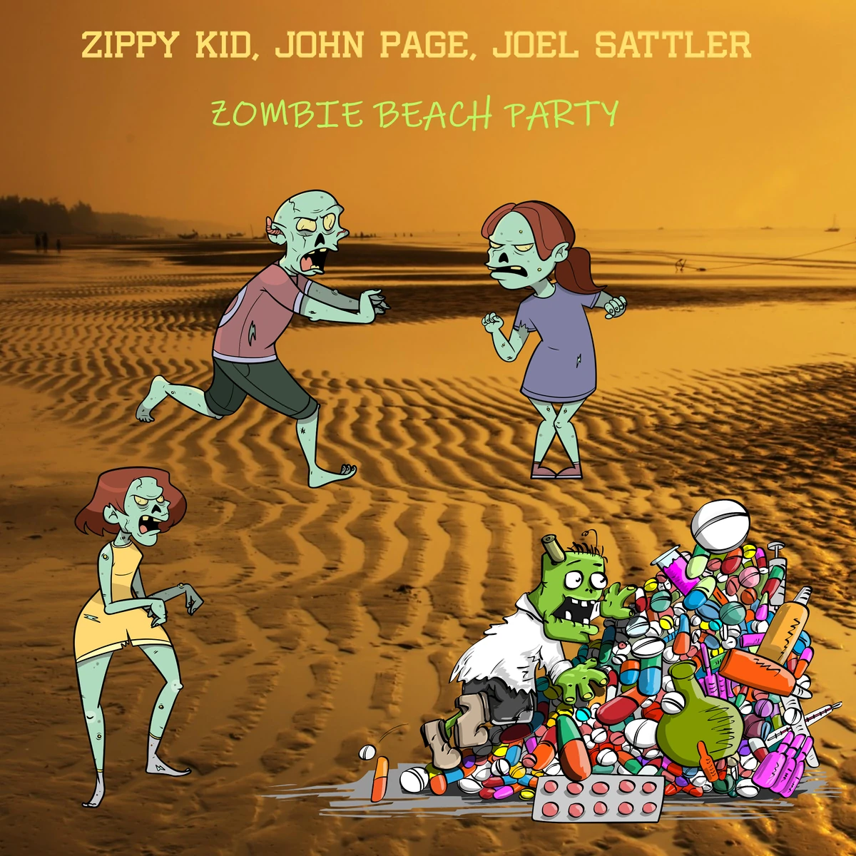 Zombie Beach Party (John Page & Joel Sattler) | ZippyKid Wiki | Fandom