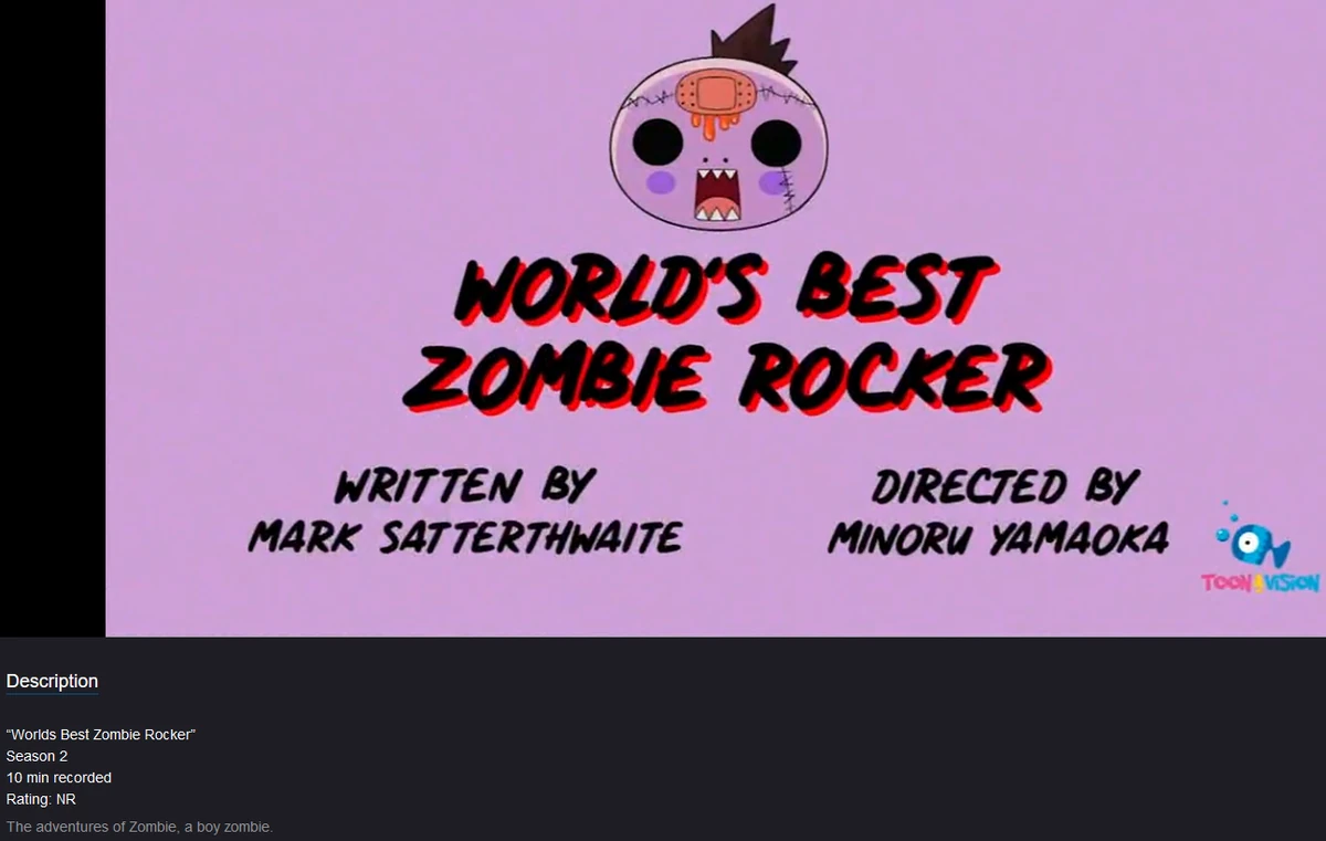 World's Best Zombie Rocker | Zo Zo Zombie Wiki | Fandom