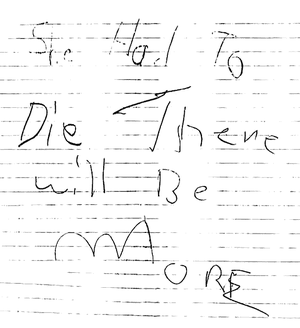 Arthur Leigh Allen Handwriting