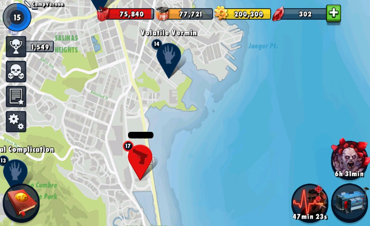 Map view | Zombie Anarchy Wiki | Fandom