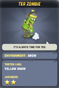 Tea Zombie | Zombie Catchers Wiki | Fandom
