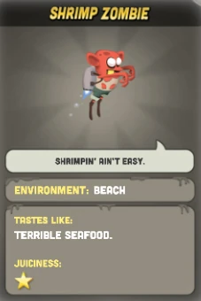 Shrimp Zombie | Zombie Catchers Wiki | Fandom