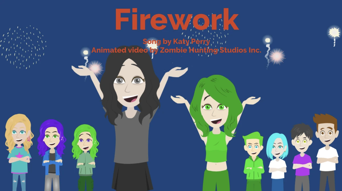 Firework - Katy Perry (Animated Music Video) | Zombie Hunting Studios Wiki | Fandom
