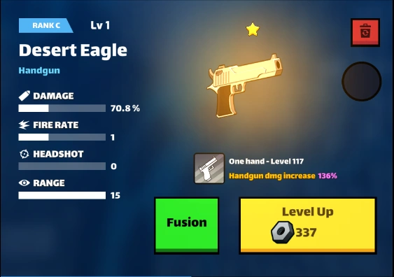 Desert Eagle | Zombie Idle Defense Wiki | Fandom