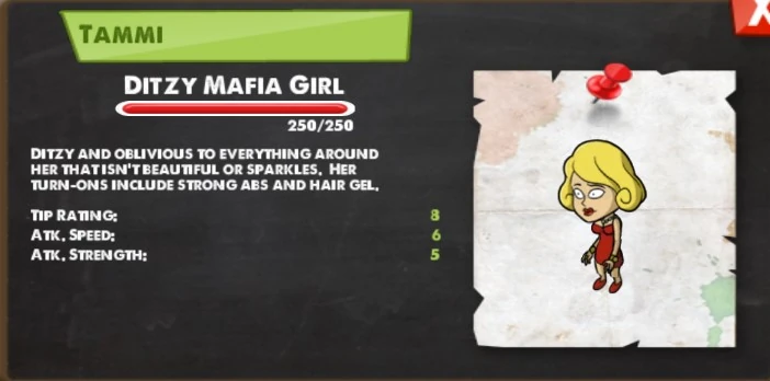Ditzy Mafia Girl | Zombie Cafe Wiki | Fandom