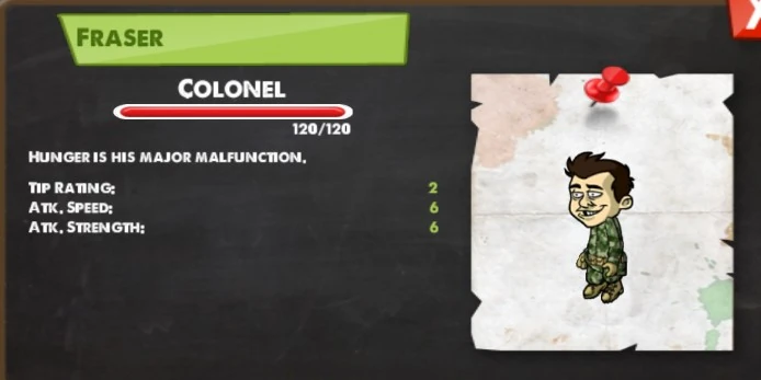 Colonel | Zombie Cafe Wiki | Fandom