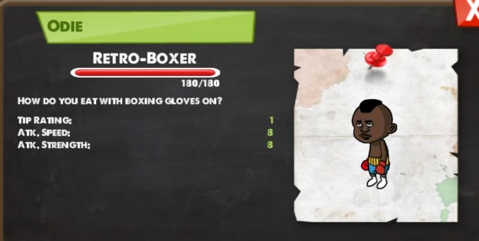 Retro Boxer | Zombie Cafe Wiki | Fandom