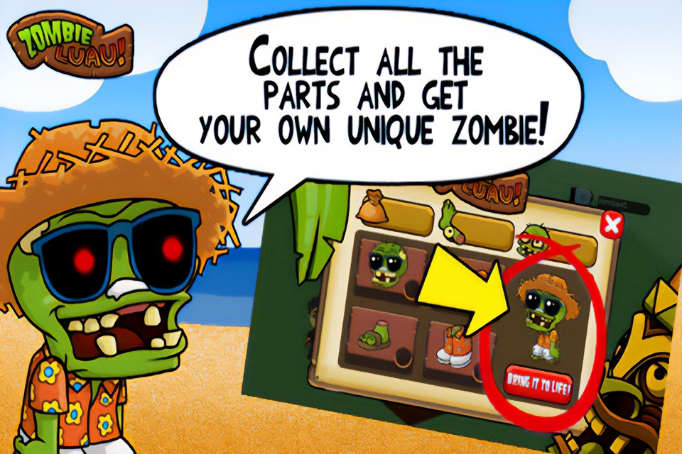 Luau Zombie | Zombie Farm Wiki | Fandom