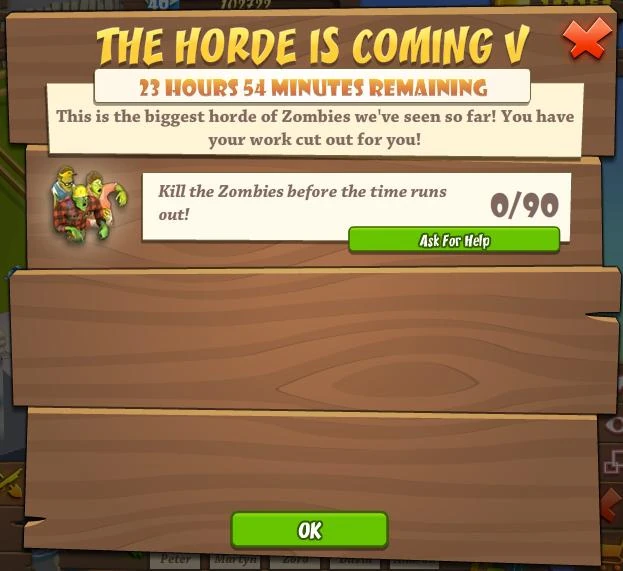 The Horde Is Coming Chain | Zombie Lane Wiki | Fandom