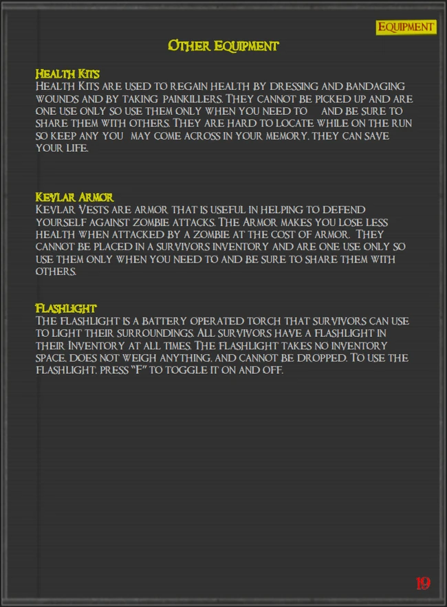 The Zombie Panic: Source Manual | Zombie Panic Wiki | Fandom
