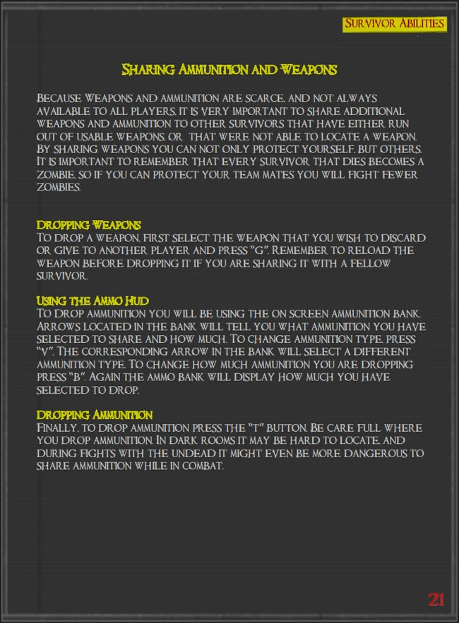 The Zombie Panic: Source Manual | Zombie Panic Wiki | Fandom
