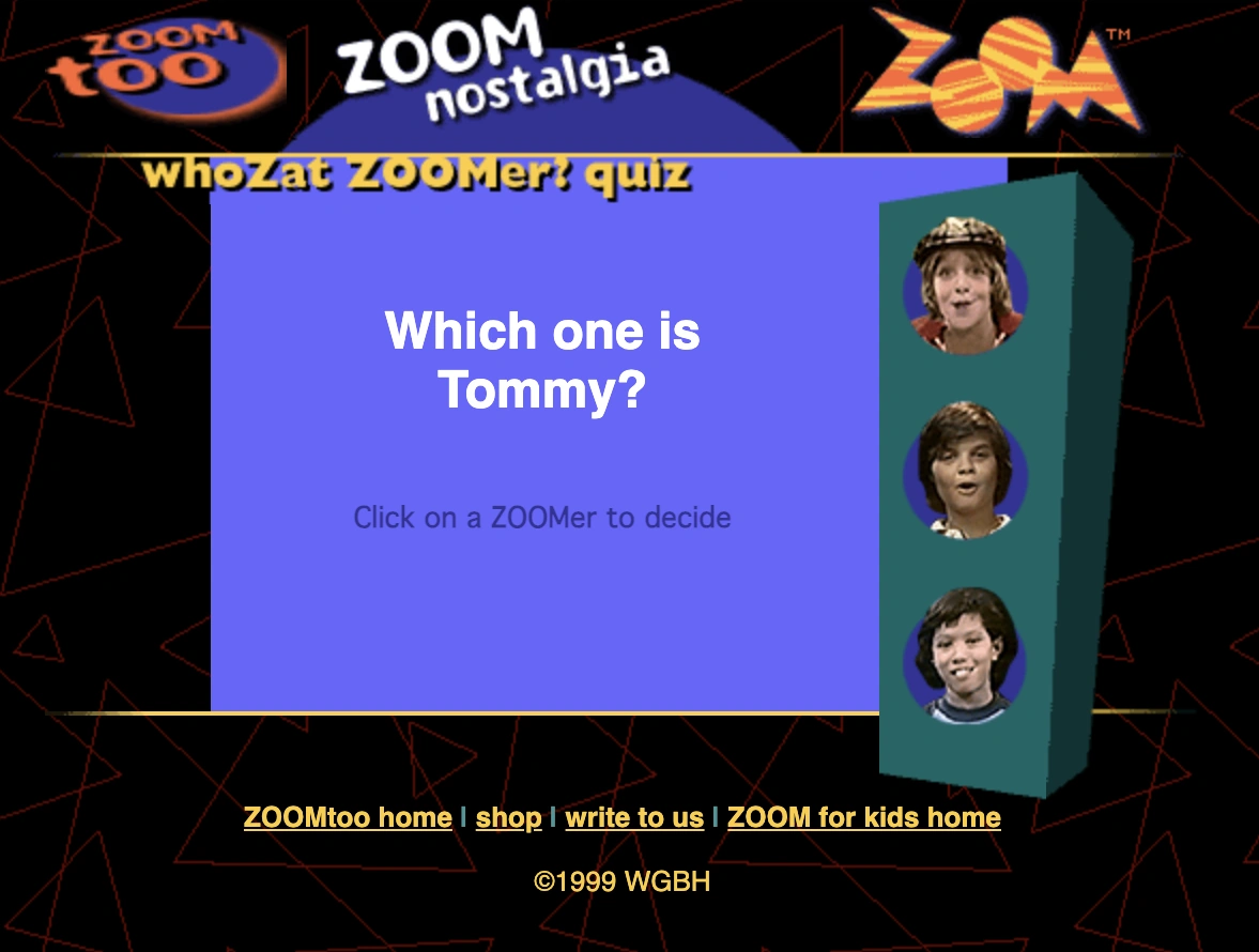 WhoZat ZOOMer | ZOOMerpedia | Fandom